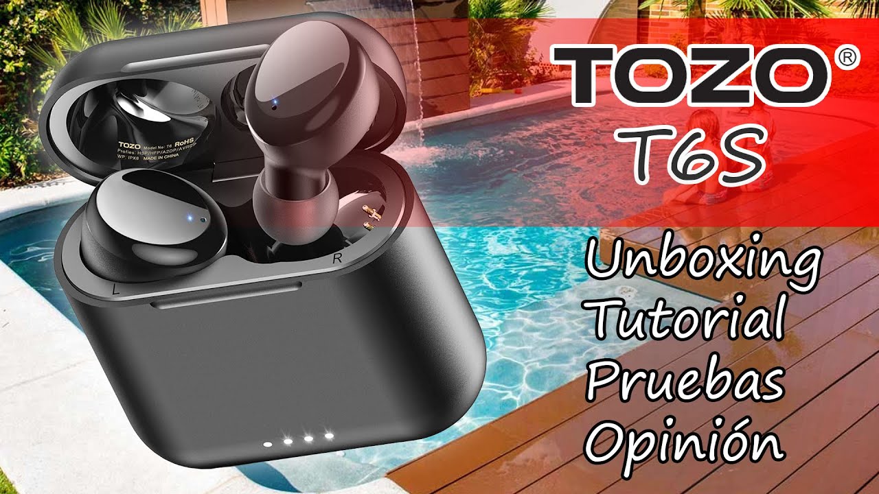 Tozo T6S: Añade soporte a la APP (y comparativa con los T6) - YouTube