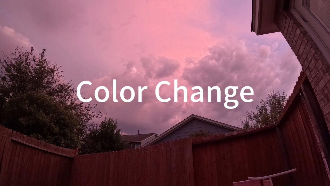 Sky Color Change - YouTube