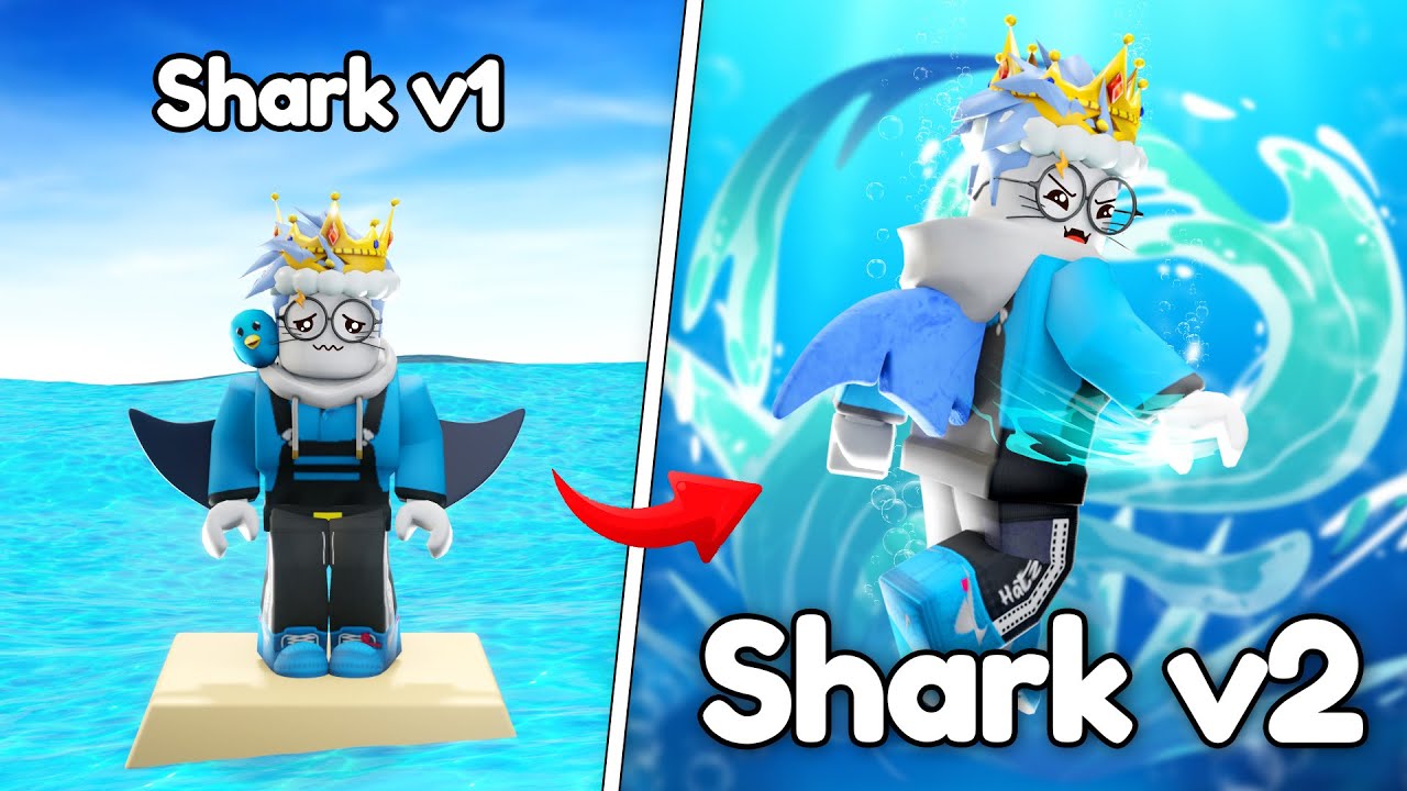 AKU UBAH RACE HUMAN JADI SHARK V2 DAN MENJADI MANUSIA IKAN KEBAL AIR ...