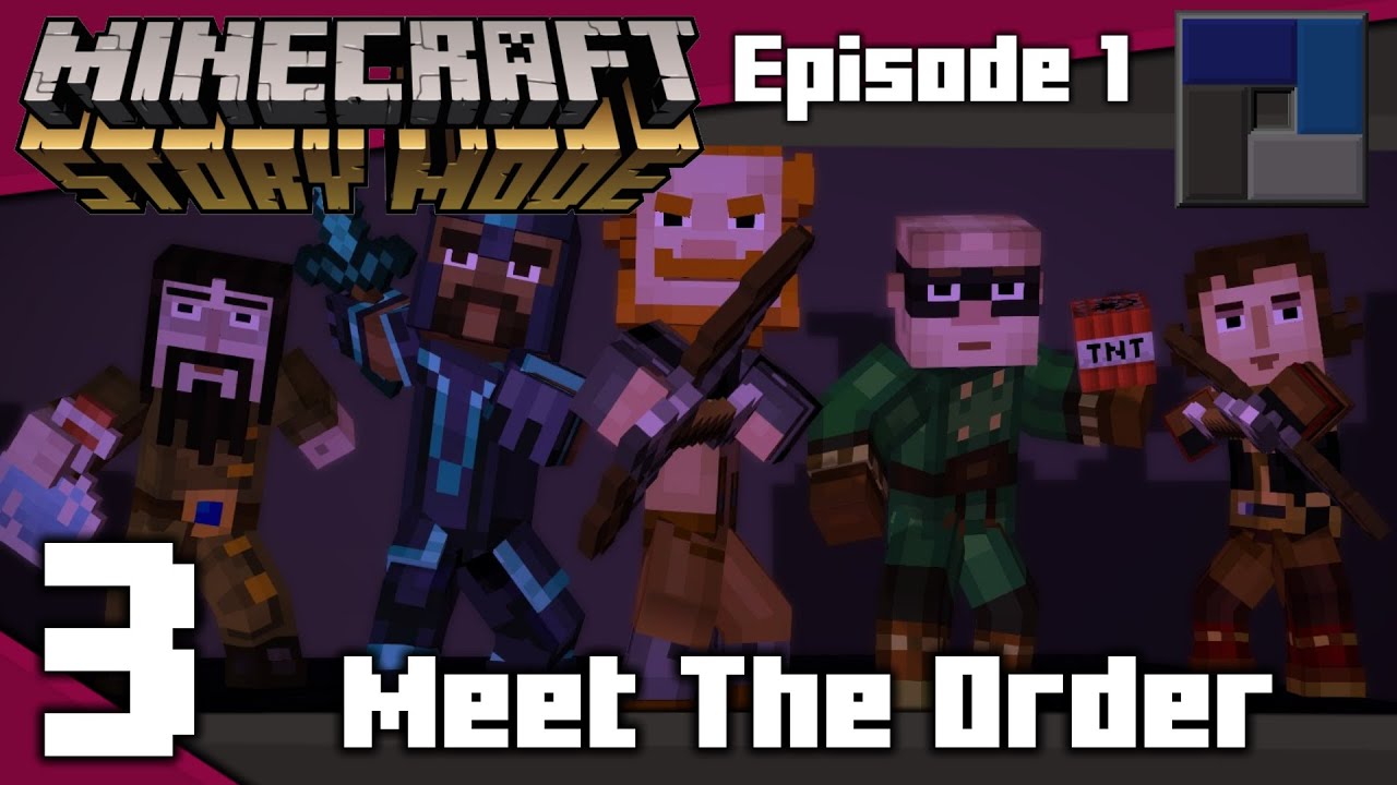 Lets Play Minecraft: Story Mode - The Order - Episode 1 [Part 3] - YouTube