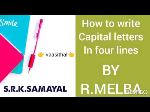 How to write big alphabets in four line note ( by a special child ...