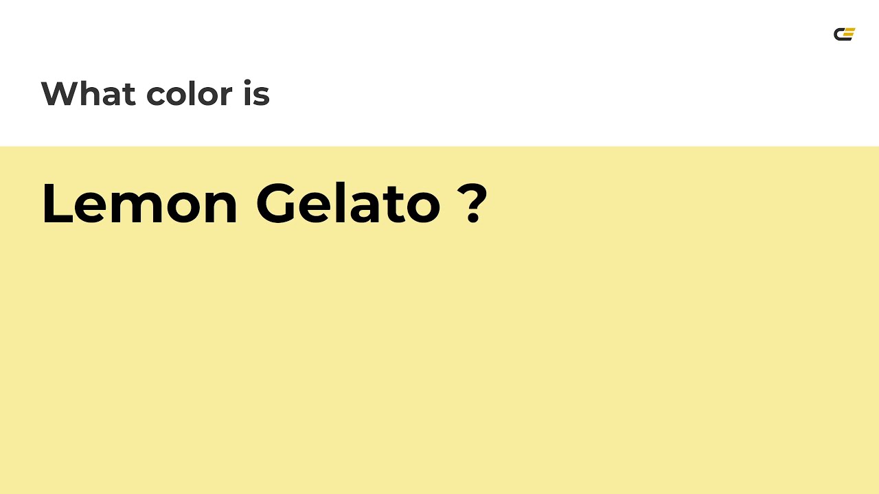 Lemon Gelato color #f8ec9e hex Cool Green color f8ec9e - YouTube