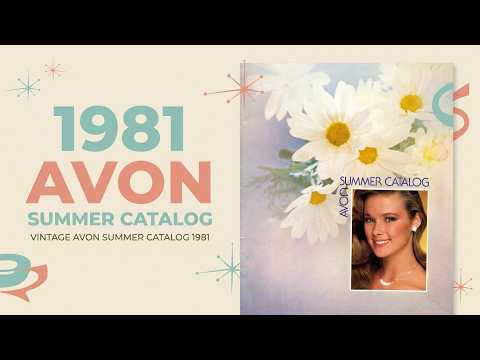 VINTAGE AVON SUMMER CATALOG 1981 #vintage #vintageavon #1980s #1980slook