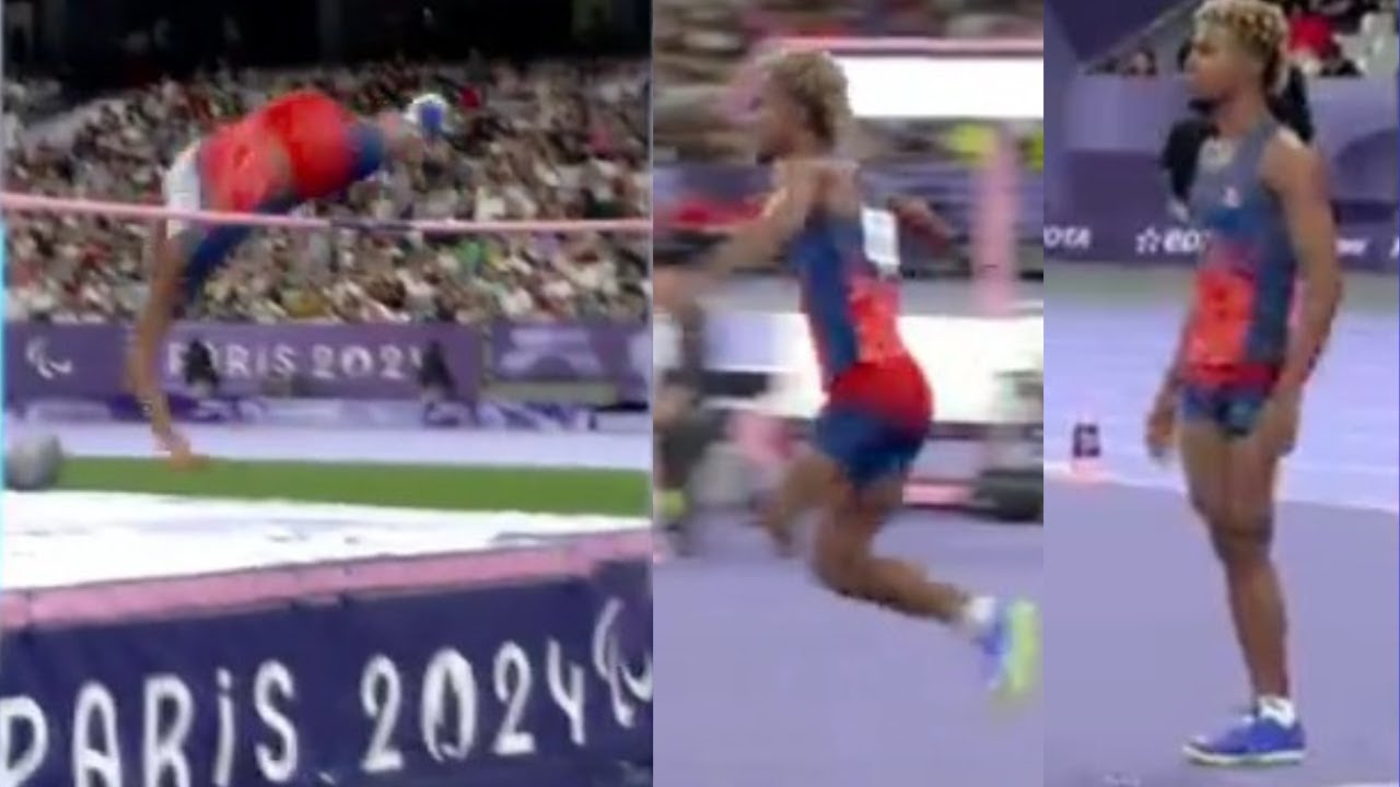 Jeux paralympiques: la folle course d'élan à cloche-pied d'un athlète ...