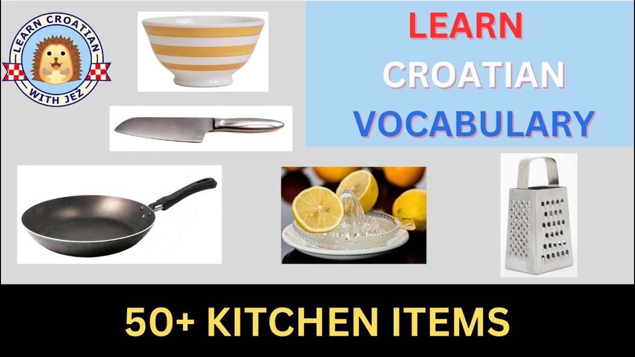 Kitchenware in Croatian [Learn Useful Vocabulary] - YouTube