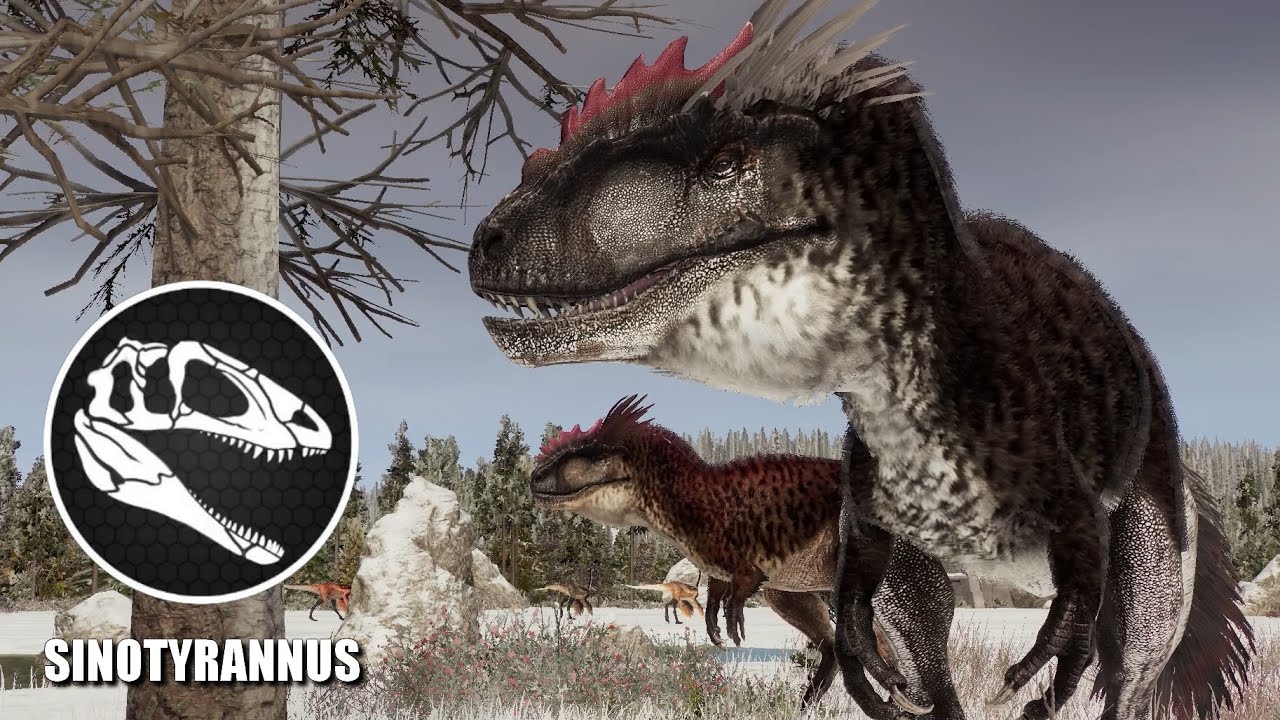 Sinotyrannus Hunting Gallimimus - JWE 2 Mods (4K 60FPS) - YouTube