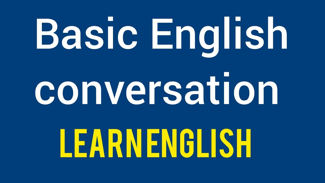 English conversation learn English through conversation - YouTube