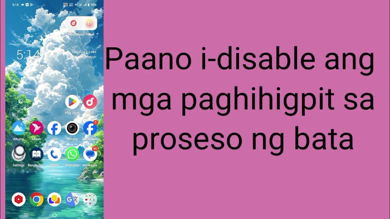 Paano i-disable ang mga paghihigpit sa proseso ng bata - YouTube