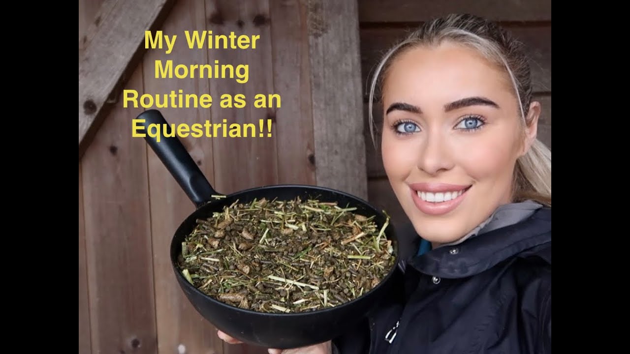 MY WINTER MORNING ROUTINE AS AN EQUESTRIAN | FRANCESCA LUGO - YouTube