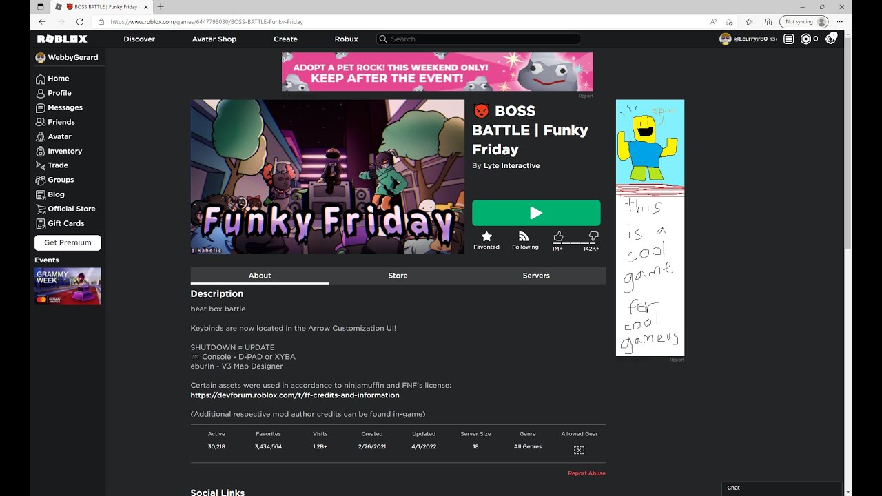 The Happiest Day in Roblox Funky Friday but different sections are ...