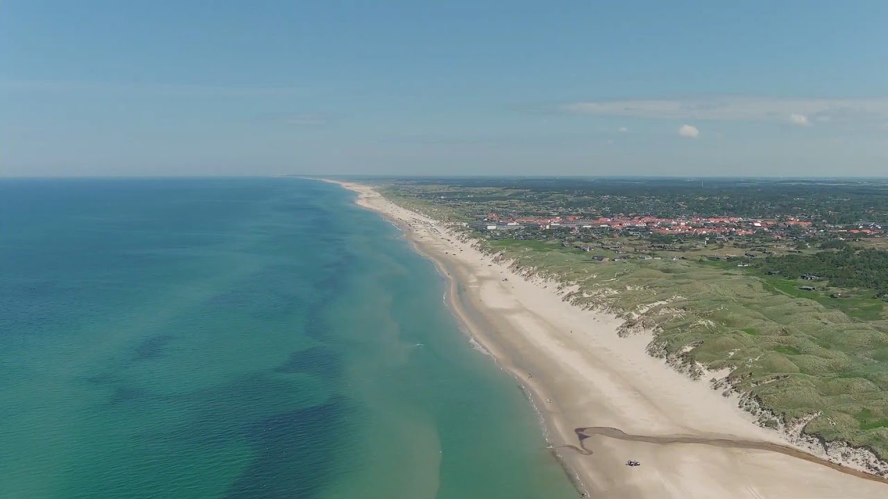 Danish Beach , Blokhus Beach in Denmark. number 3-5 17-06-2020. 2160p ...