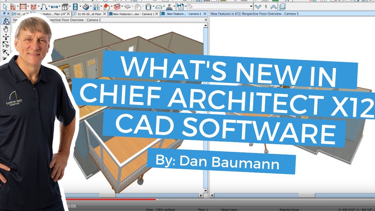 What's New in Chief Architect X12 CAD Software - YouTube