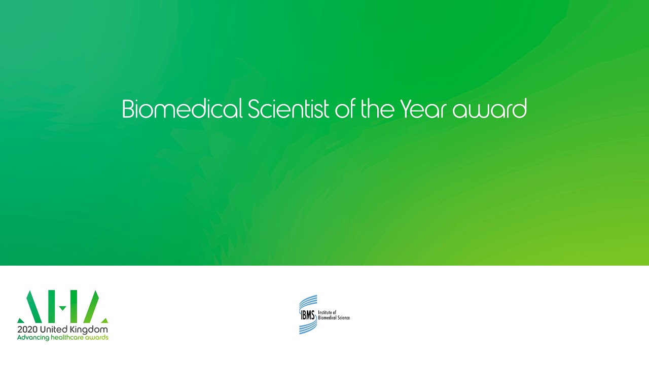 IBMS Biomedical Scientist of the Year award - YouTube