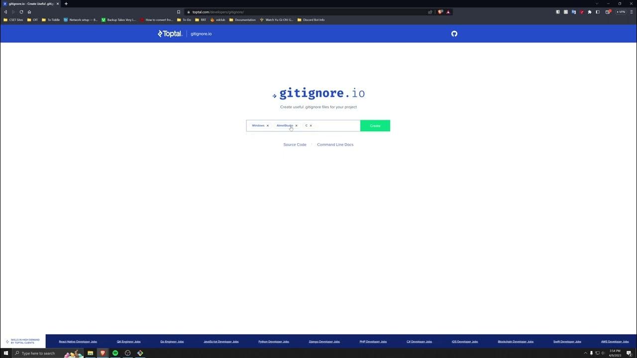 Creating and Adding .gitignore file to project - YouTube
