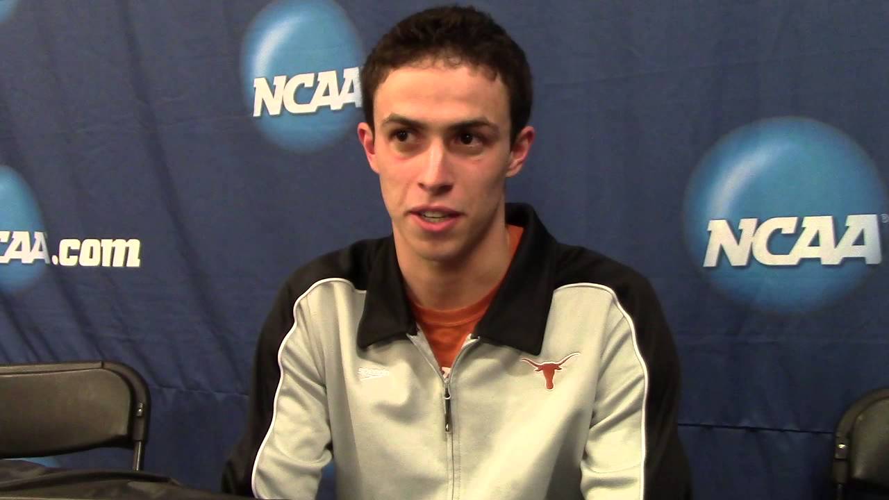 Will Licon, Texas (after 200 IM and 400 medley relay) - YouTube
