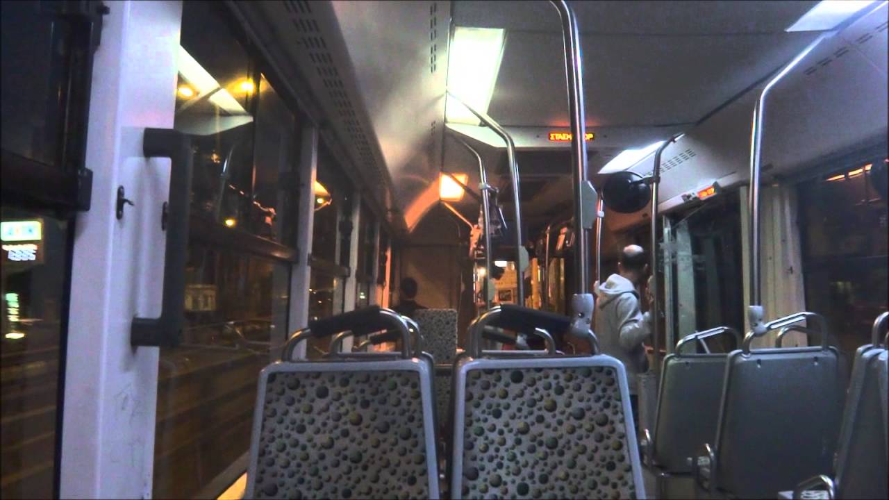 Athens Bus: Riding an Iveco/Irisbus Agora S 2nd generation CNG (natural ...