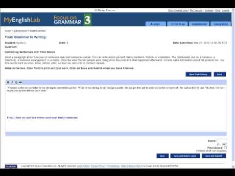 MyEnglishLab Focus On Grammar_General Overview - YouTube