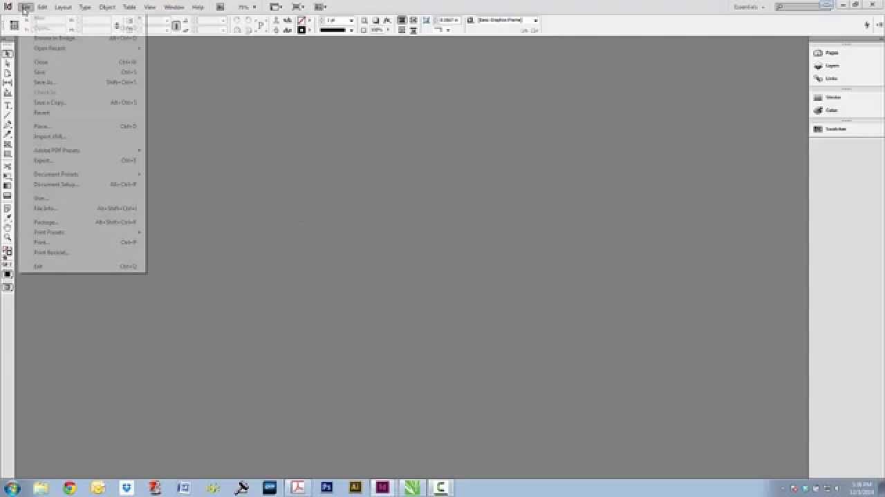 Adobe InDesign CS6 Bleed Tutorial - YouTube