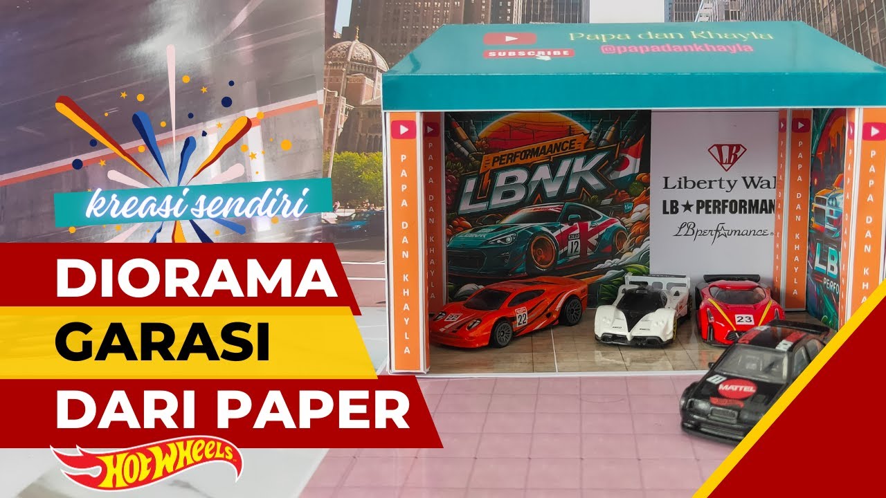 Diorama Garasi bikin sendiri buat hotwheels atau diecast 1-64 - PAPER ...
