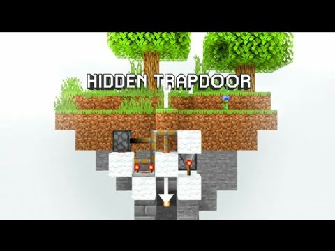 Como fazer um alçapão escondido no minecraft pe - YouTube