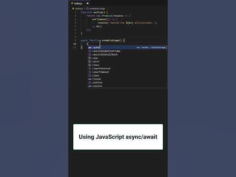 Async/Await Simplified #nodejs #javascript #fullstack #asyncawait - YouTube