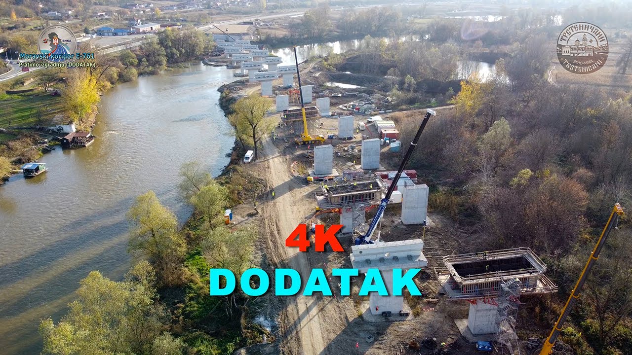 MORAVSKI KORIDOR autoput E-761 – DODATAK 4K, deonica MAKREŠANE 11. nov ...