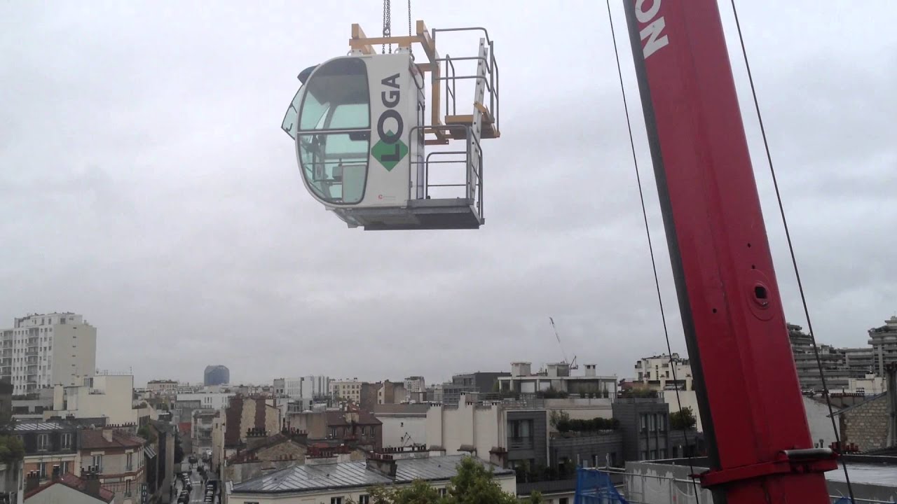 Démontage de la cabine potain MCT 88 - YouTube
