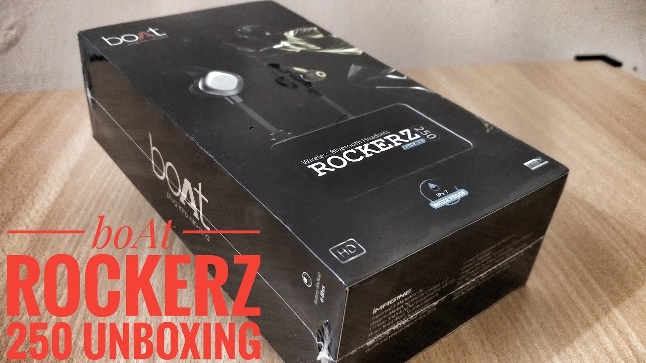 boAt ROCKERZ 250 Unboxing HD. - YouTube