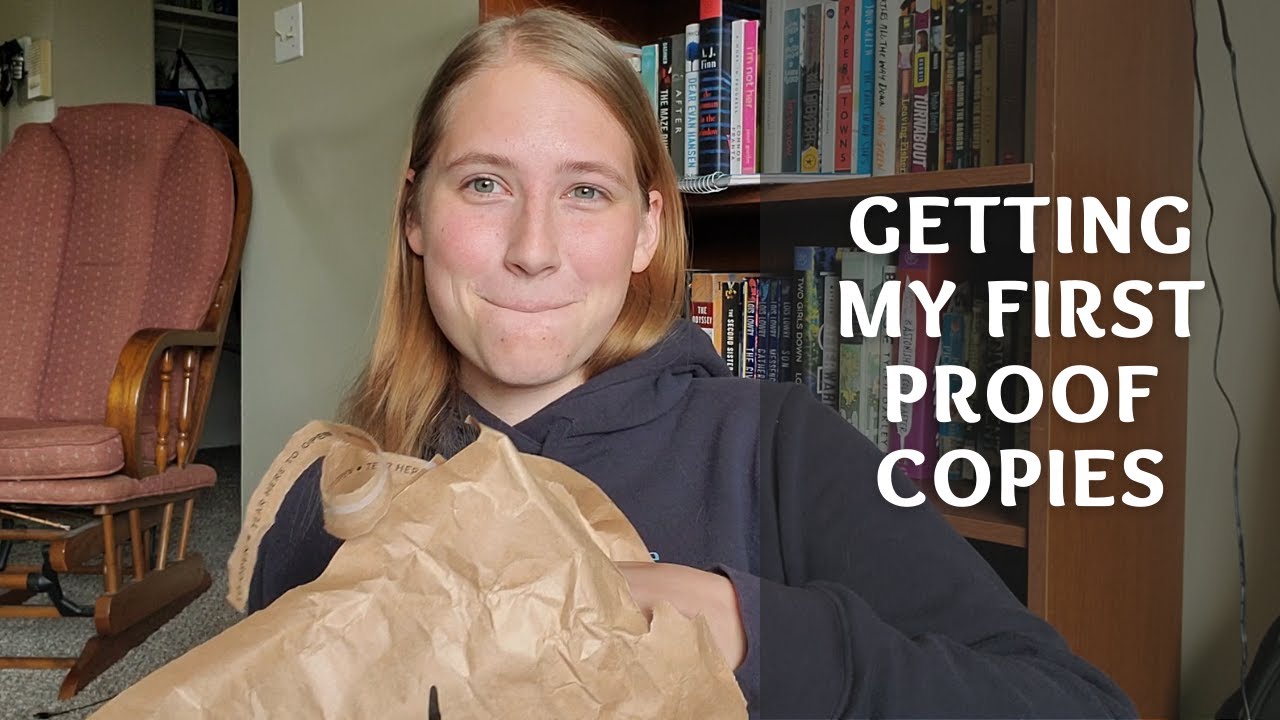 Getting My First Proof Copies | Road to Publication - YouTube