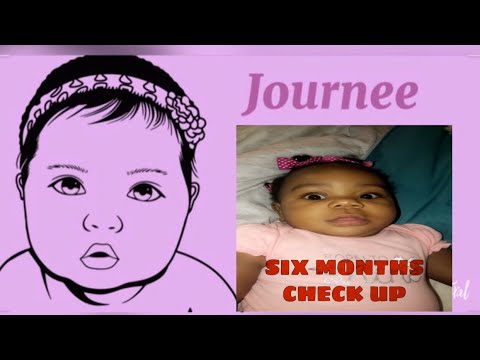 Journee’s Six Month Check Up - YouTube