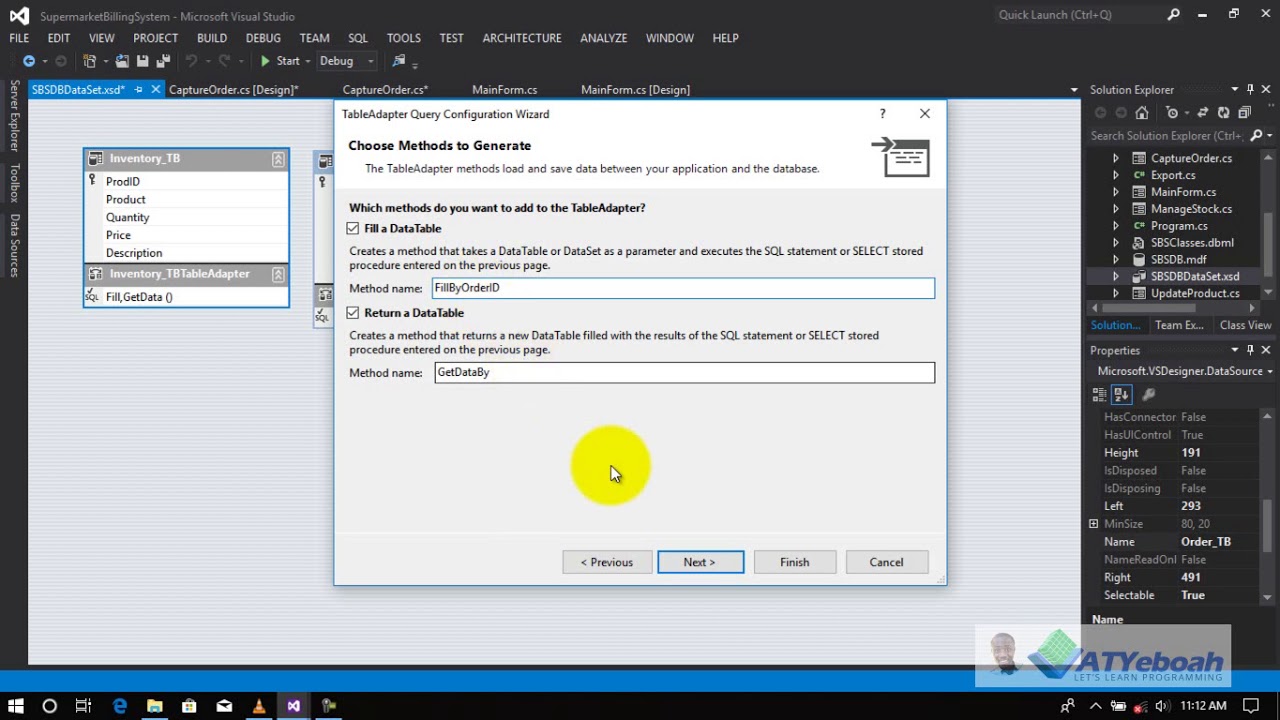 A Supermarket billing software - How to Capture Order Module Part 4 ...