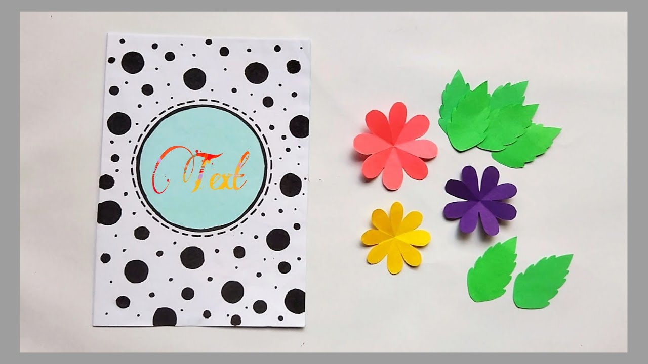 DIY Paper Card Making Ideas | Easy Paper Card Craft | @swarnas_crafty ...
