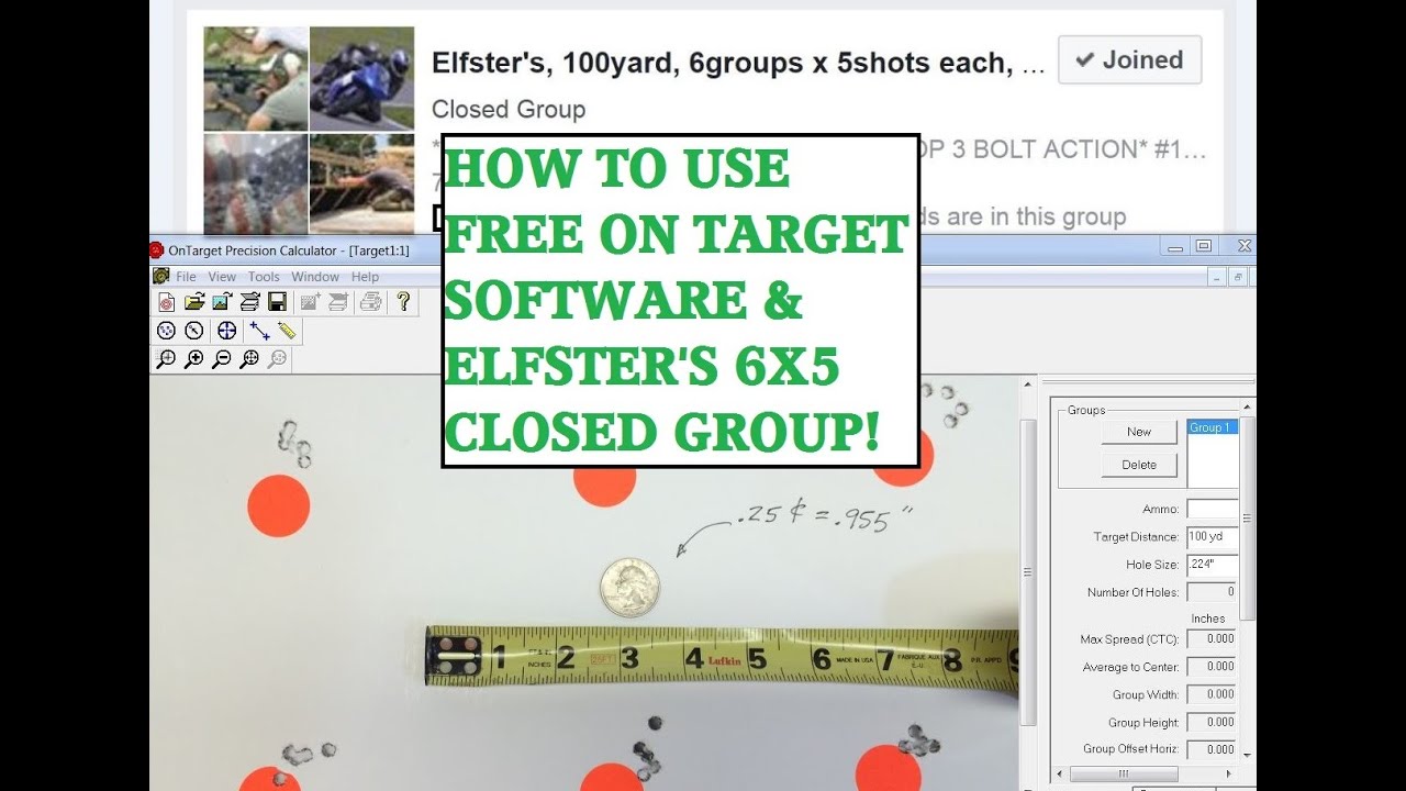 HOW TO USE FREE ON TARGET SOFTWARE, SCORE YOUR TARGET! - YouTube