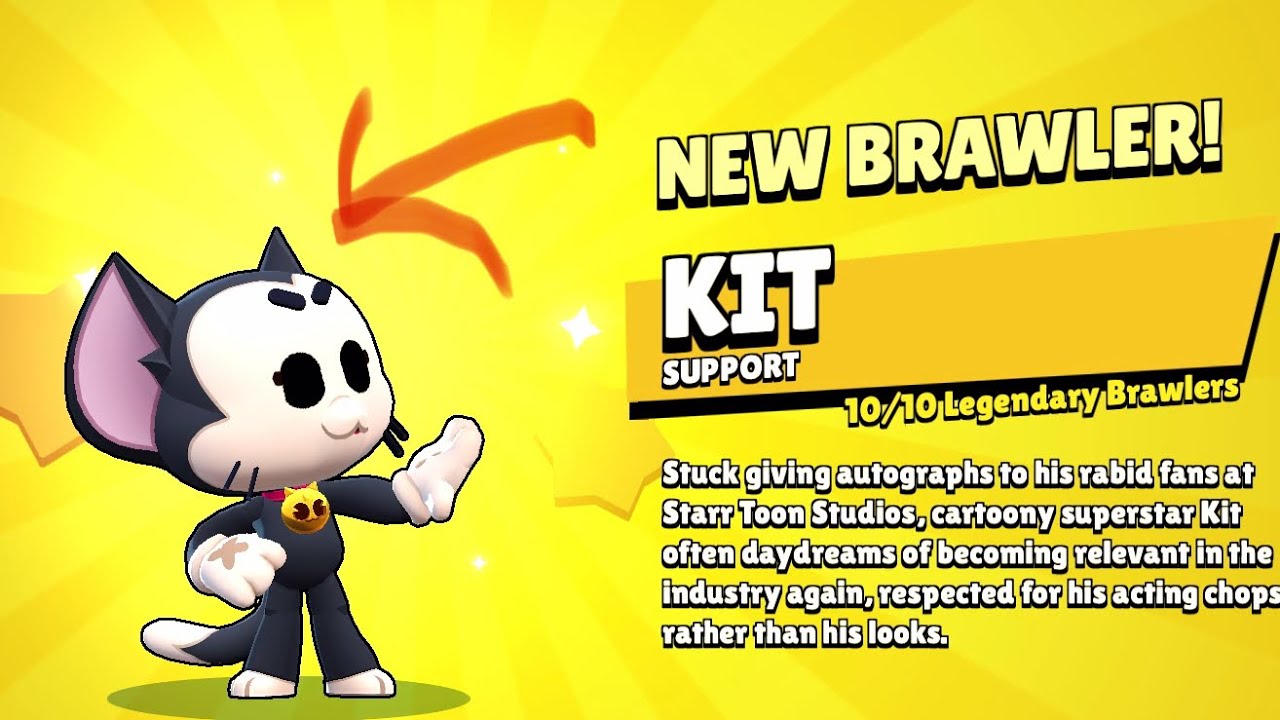 Unlocking KIT In Brawl Stars!! LEGENDARY Brawler! #brawlstars - YouTube