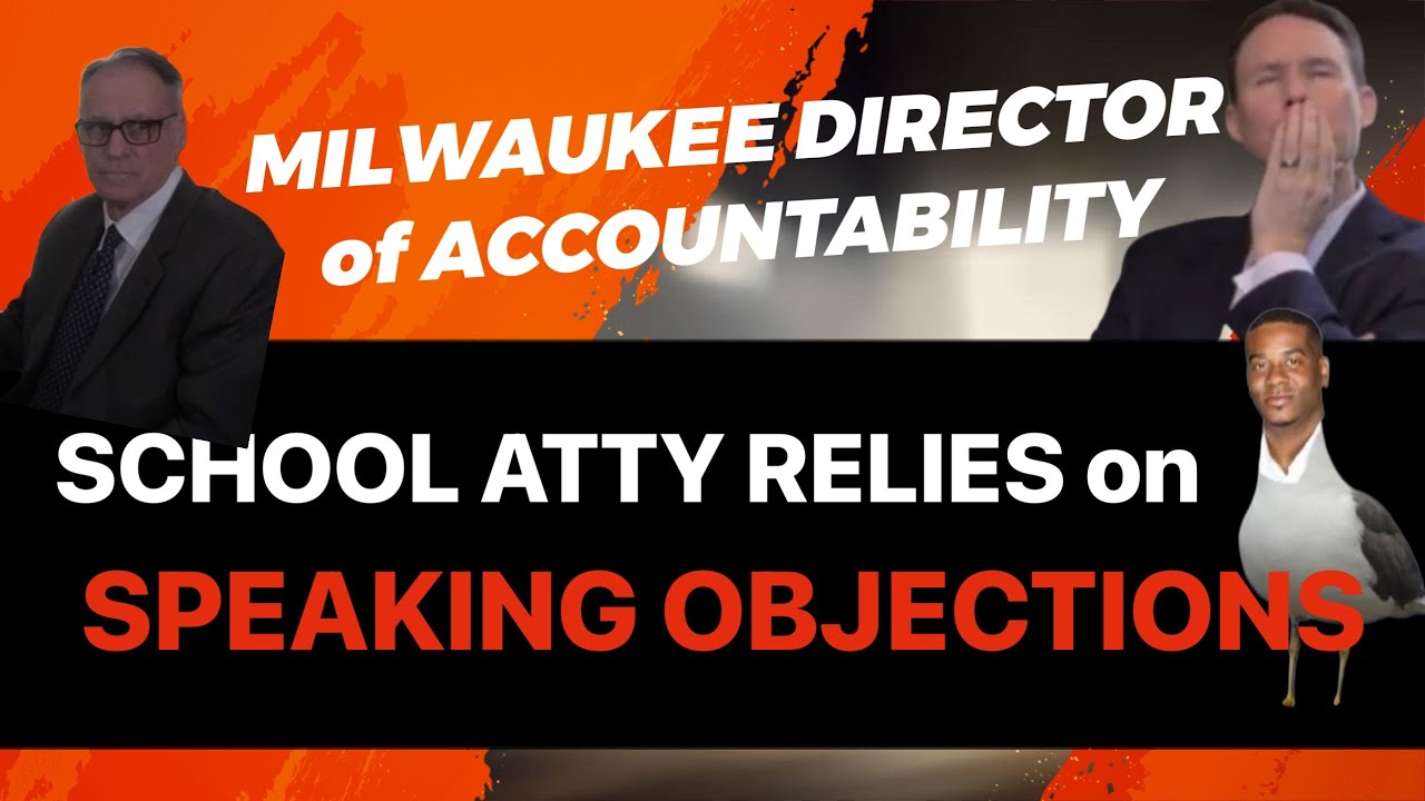 School Auditor: District Attorney Relies on Speaking Objections - YouTube