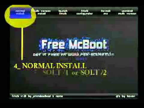 Install Free.mc.boot #1 To ps2 - YouTube