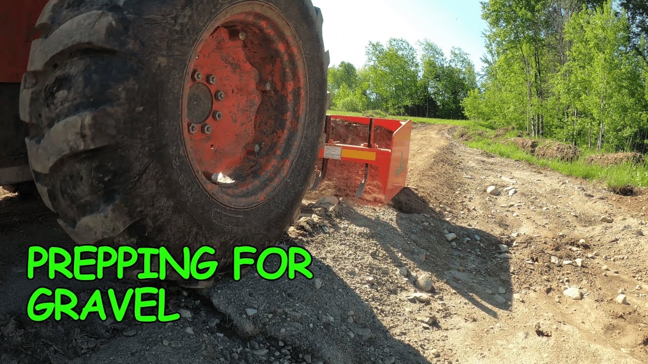 Building a road in a field - Part 12 | Using a box blade. - YouTube