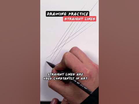 How to Draw Straighter Lines - YouTube