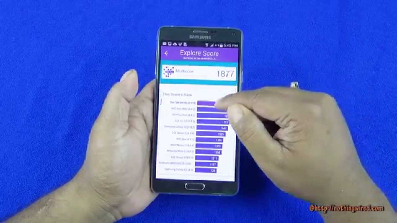 Samsung Galaxy Note 4 Snapdragon 805 Benchmark scores: Antutu, Vellamo ...