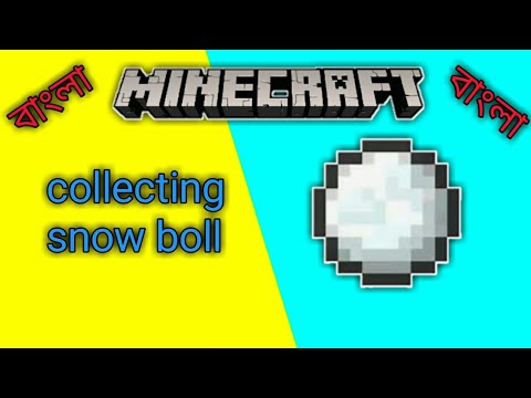 How to collect snow || minecraft pocket edition - YouTube