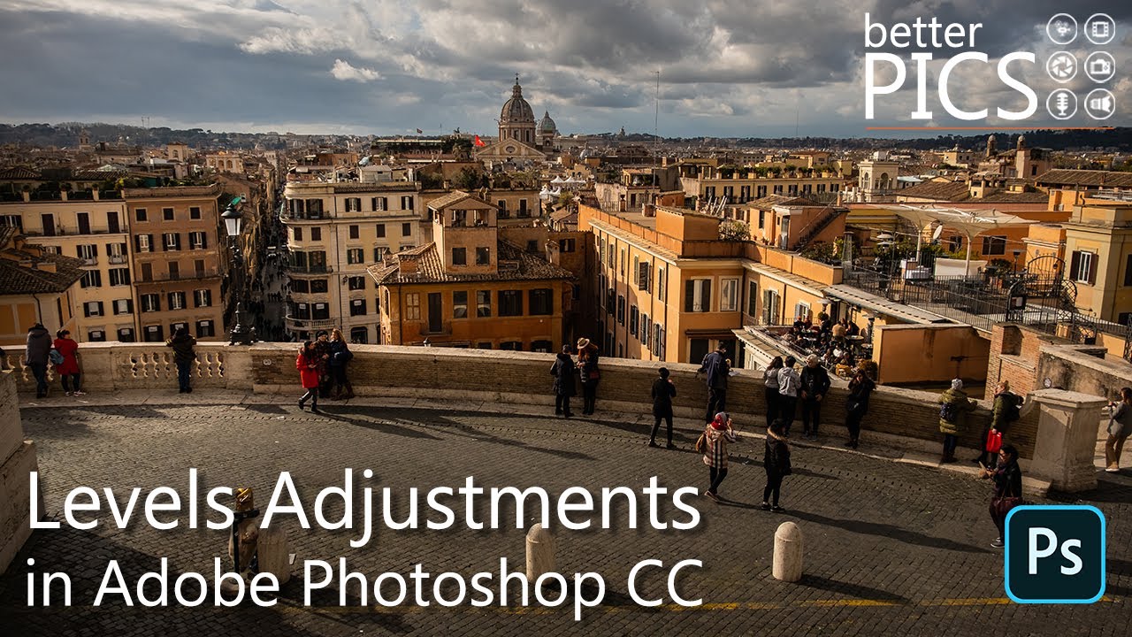 How to: Levels Adjustment in Adobe Photoshop CC #Levels #PhotoShop # ...