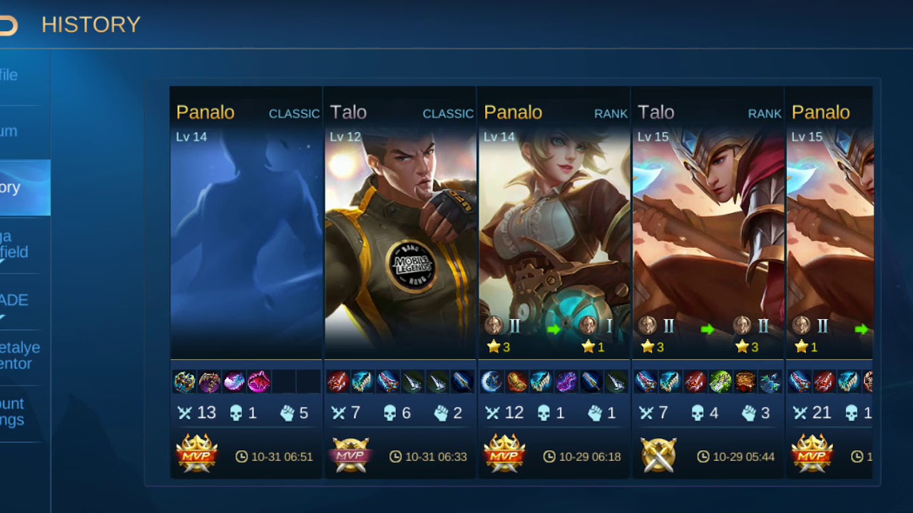 new account MLBB - YouTube