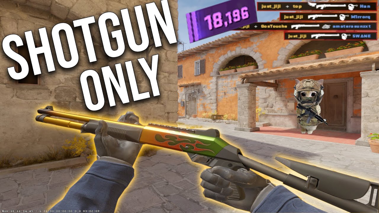 CS2, but.. IT'S SHOTGUN ONLY - YouTube