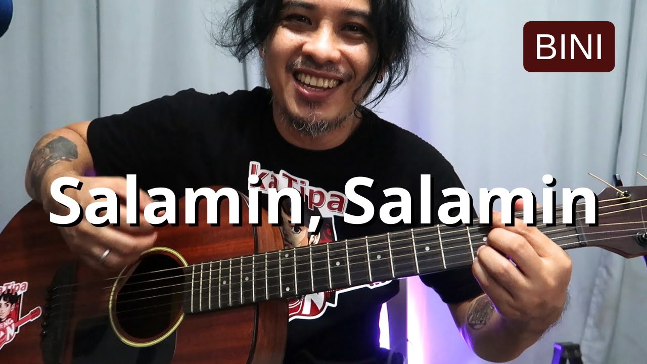 Bini 'Salamin, Salamin' chords guitar tutorial - YouTube