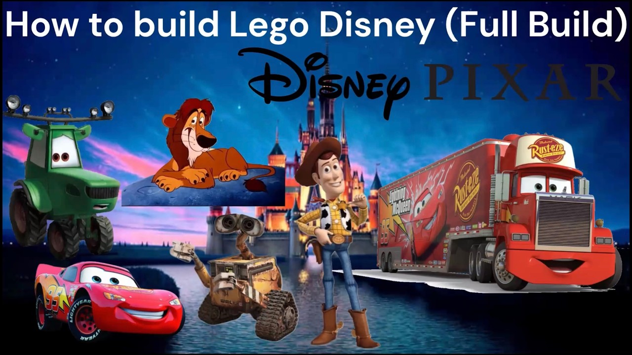 How to build Lego Disney (Full Build) - YouTube