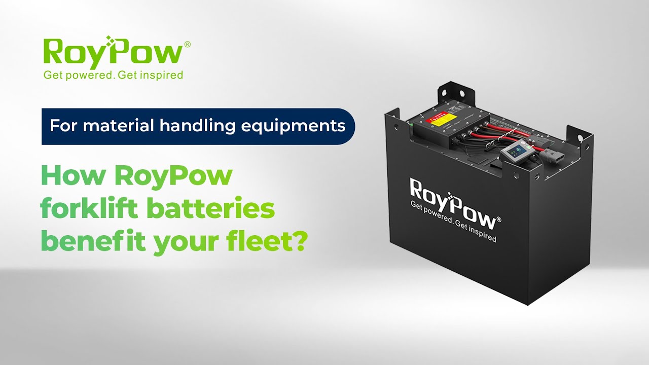 Roypow LiFePO4 Battery for Material Handling Equipments - YouTube