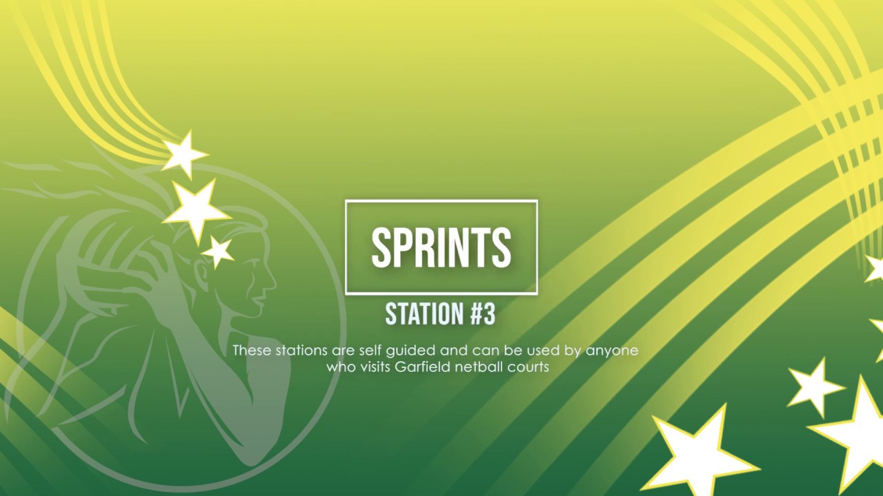 Garfield Netball Club - Station 3 - Sprints - YouTube