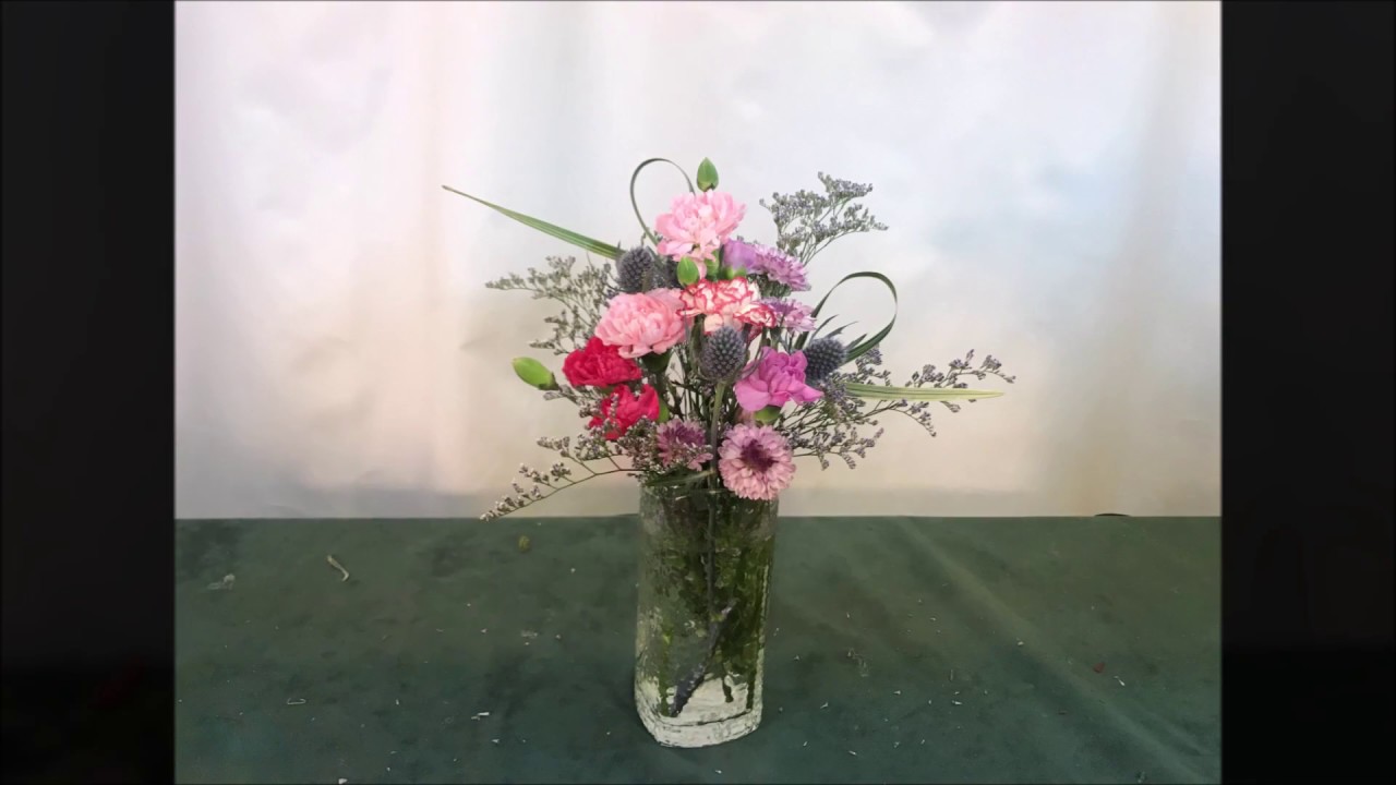 Simple and fun Flower Arrangement l Amazing Flowers - YouTube