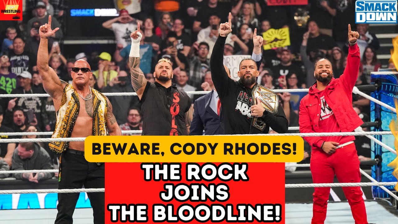 The Rock teams up with Roman Reigns and warns Cody Rhodes!-WWE ...