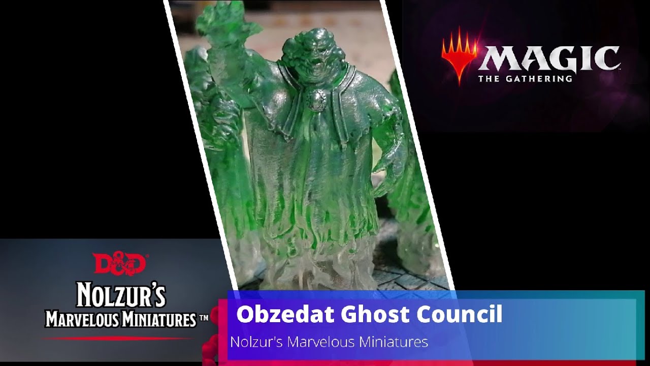 Painting Obzedat Ghost Council Nolzur's Marvelous Miniatures - YouTube